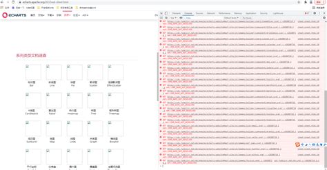 在线文档无法正常打开 Bug Issue apache echarts GitHub