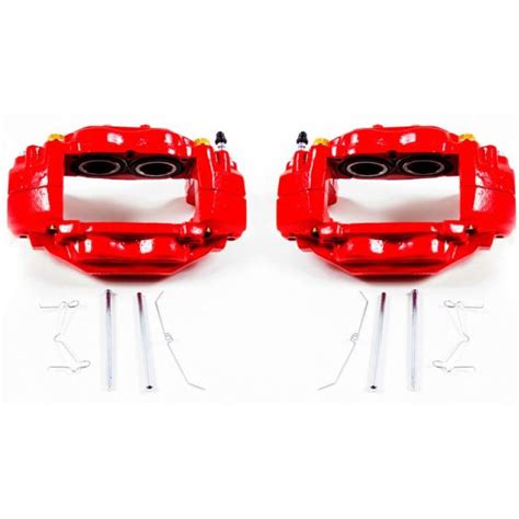 Power Stop 08 15 Toyota Sequoia Front Red Calipers Wo Brackets Pair