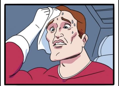 Sweating Guy Blank Template Imgflip