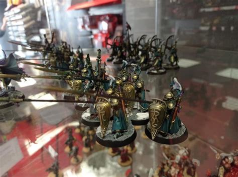 My Dark Themed Lumineth Entry To The Local Game Store For New Year New Army Im Very Lucky To