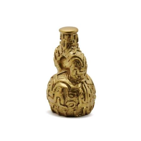 Huaco Chavín Dorado Resina Argentaria