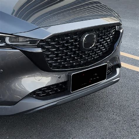 Beautify For Mazda Cx 5 2022 2023 Glossy Black Abs Bumper Grill Grille