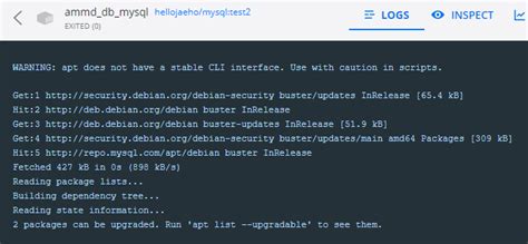 Mysql Docker Compose Command Error When Running Python Stack Overflow