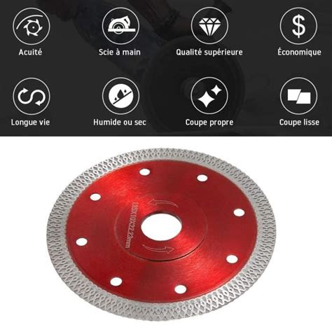 Disque Diamant 125mm Disque À Tronçonner Diamanté Fine Coupe Sèche Et