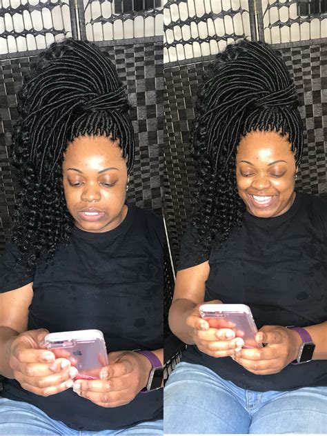 Small Goddess Locs In 2024 Micro Braids Styles Twist Braid