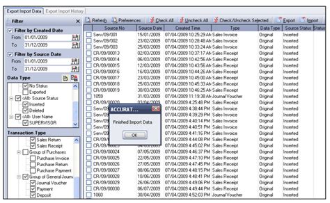 Settingan Mengimpor File Xml Database Cabang Di Accurate 5