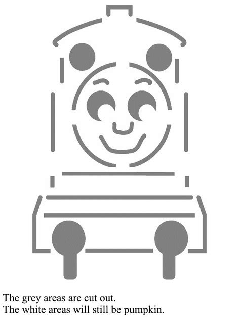 Thomas The Train Pumpkin Stencil Thomas The Tank Engine Cookies