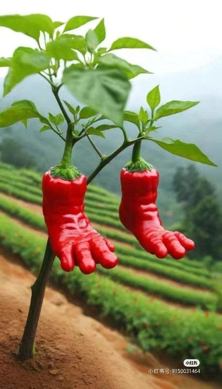 Китайский красный перец 🌶🌶🌶 Вот и гадайте теперь настоящий или нейросеть нарисовала 🤣