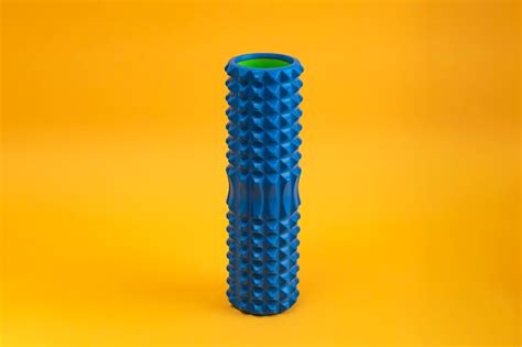 Premium Photo Tools For Self Massage On Yellow Background Foam