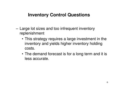 Ppt Inventory Models And Control Decisions Economic Order Quantity Powerpoint Presentation