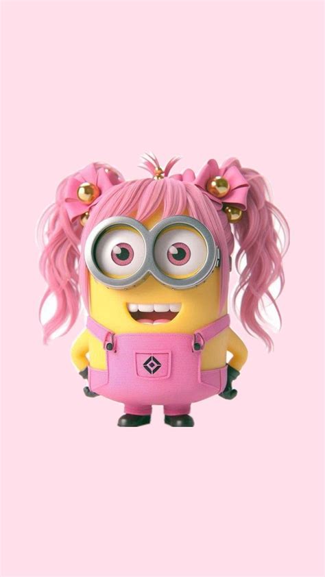 Minions Femenina In 2025 Minions Wallpaper Minion Photos Pink Minion