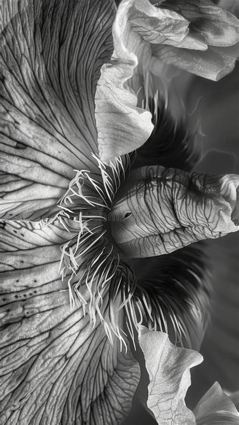 The Rich Color Of The Iris Is Enhanced By Intricate Patterns And Lines