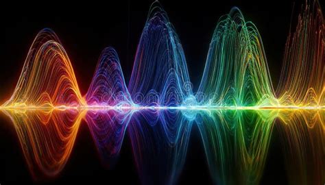 Exploring Electromagnetic Spectrum Colors Through Wave Patterns And
