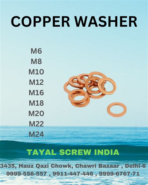 Copper Washer Tayal Screw India