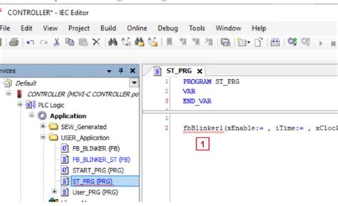 Example Of Programming In Structured Text St Language In Codesys 👉