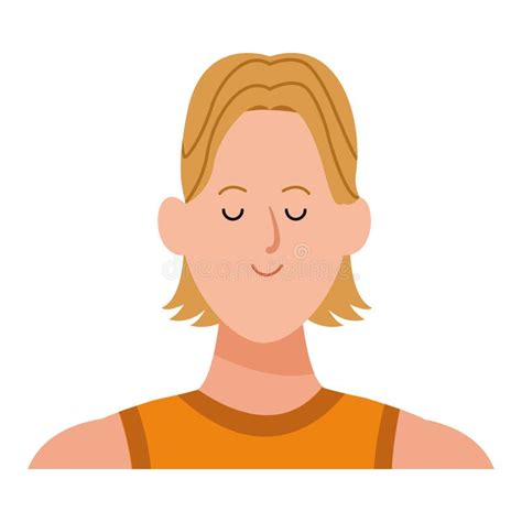 Personnage De Dessin Anim D Avatar De Portrait D Homme Illustration De Vecteur Illustration