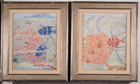 Lot Arthur Franklyn Musgrave American 1878 1969 Red Tropical