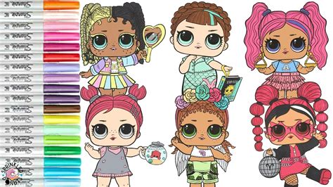 Lol Surprise Coloring Book Compilation Claws Unity Earthly Tough Qt