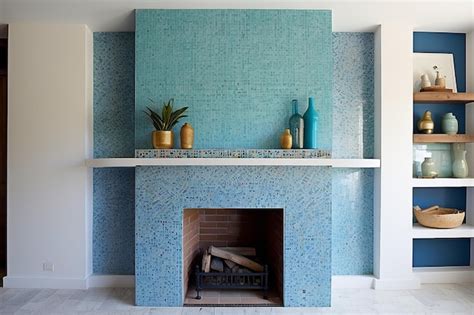 Premium Photo Moroccan Mosaic Tile Fireplace Surround