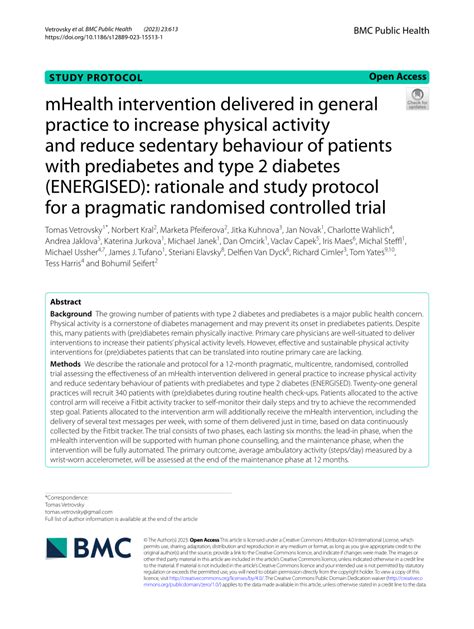 Pdf Mhealth Intervention Delivered In General Practice To Increase