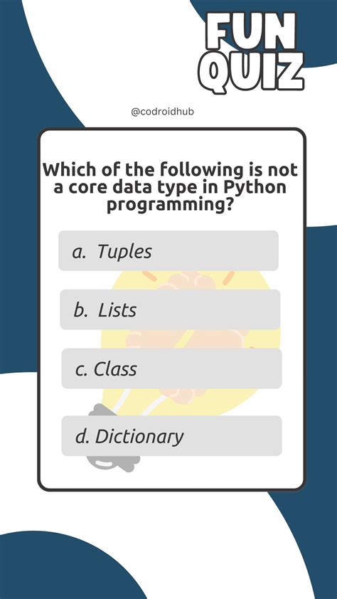 Codroidhub Pvt Ltd On Linkedin Pythonquiz Codingchallenge