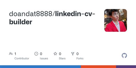 GitHub Doandat Linkedin Cv Builder