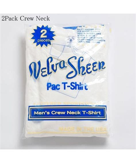 Velva Sheen（ベルバシーン）の「※残りsサイズのみ【velvasheen】2パックtee クルーネック ポケットなし Made In