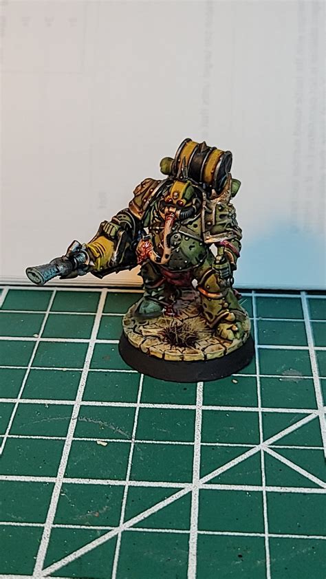 Plague Marines Kitbashed From Poxwalkers Sprue Rdeathguard40k