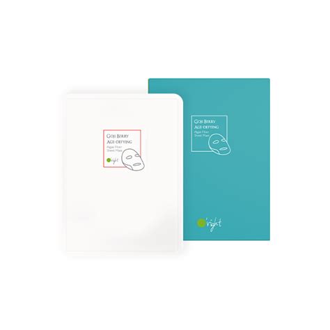 Oright Goji Berry Age Defying Algae Fber Sheet Mask Ecopoint