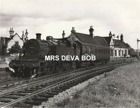 Large Railway Photo Lms 3p 40040 Ashchurch C1950 Fowler 2 6 2t Loco £2
