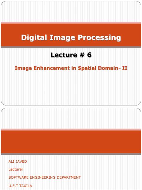 Lecture06 Image Enhancement In Spatial Domain Pdf Signal Processing Graphics