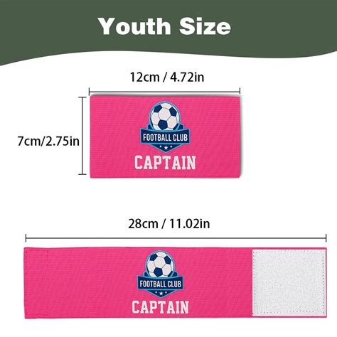 Brassard De Capitaine De Football Personnalisé Avec Logo Et Nom De Léquipe Brassard Pour