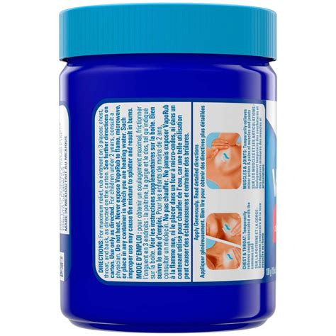Vicks Vaporub Ointment 115ml Cough And Cold Relief Eucalyptus