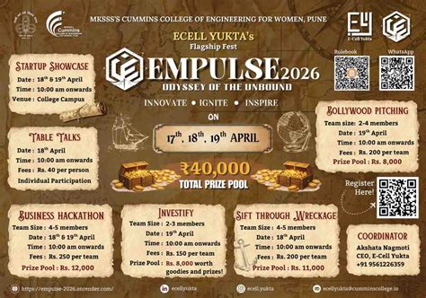 Empulse 2026 Pune E Cell Yuktas Flagship Startup Summit