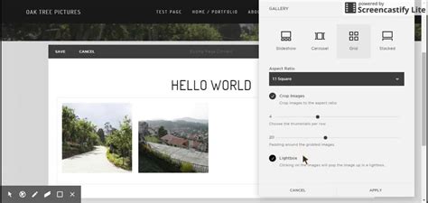 Squarespace How To Add Gallery To A Page YouTube