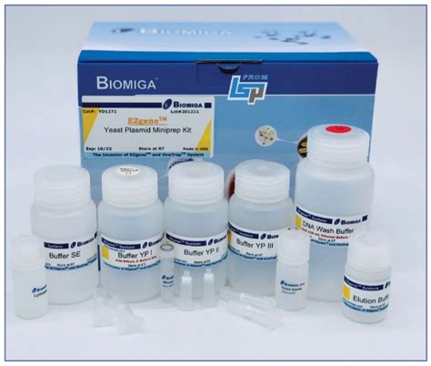 Biomiga Ezgene Yeast Plasmid Dna Isolation Miniprep Kit 50 Kit Life Science Products