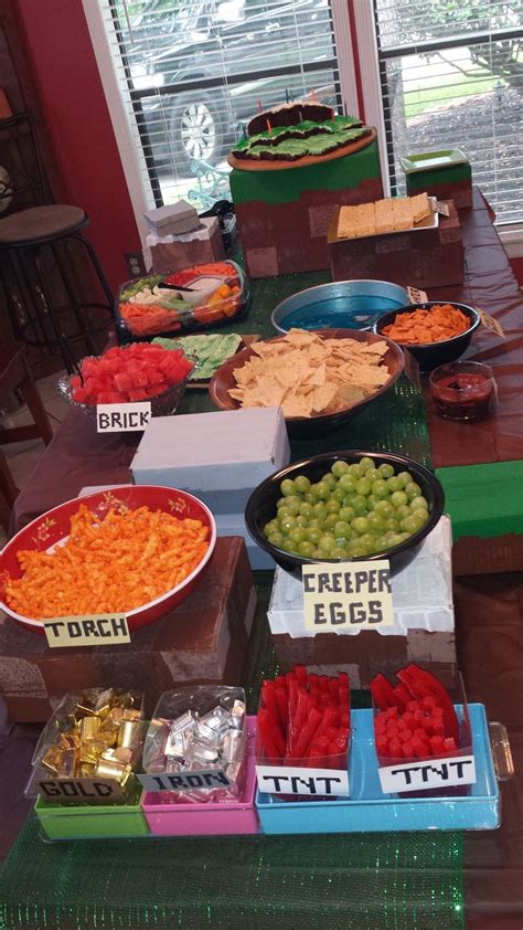 7 Minecraft Bday Ideas Minecraft Birthday Party Minecraft Party