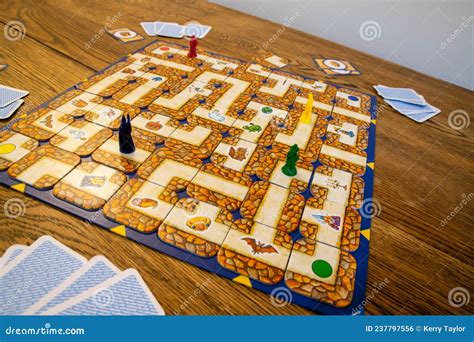 Labyrinth Board Game Editorial Photo Image Of Carefully 237797556