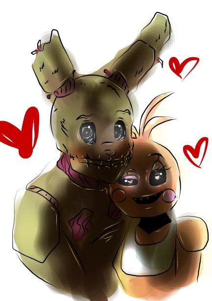 Springtrap X Toy Chica 31 By Futurecrossed On Deviantart
