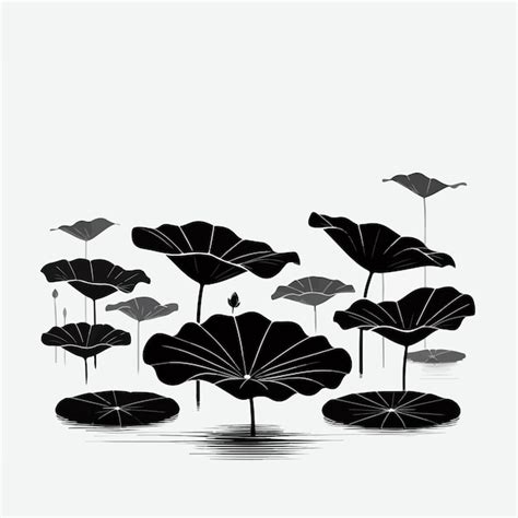 Vector Of A Lotus Background Premium Ai Generated Vector