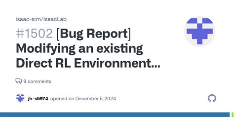 [bug report] modifying an existing direct rl environment tutorial error