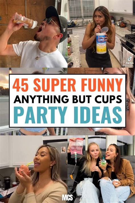 45 Creative Anything But A Cup Party Ideas Anything But Cup Party