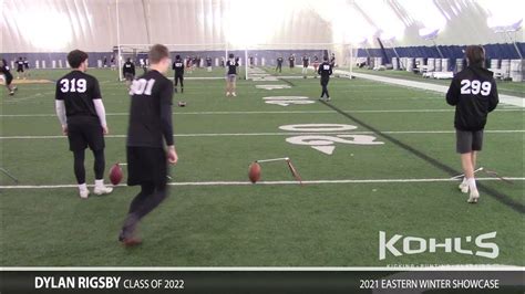 Dylan Rigsby 2021 Eastern Winter Showcase Youtube