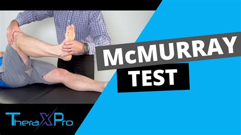 Mcmurrays Test Meniscal Tear Assessment Youtube