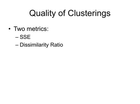clustering metrics