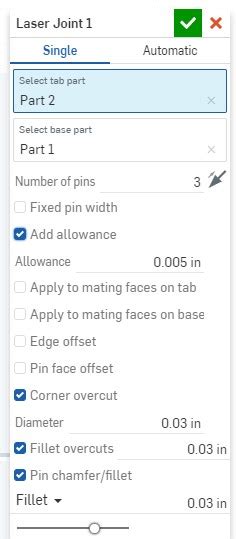 Feature UI Input Grouping Onshape