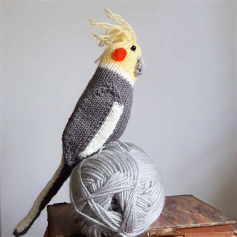 Knitted Cockatiel Pattern By Nicky Fijalkowska
