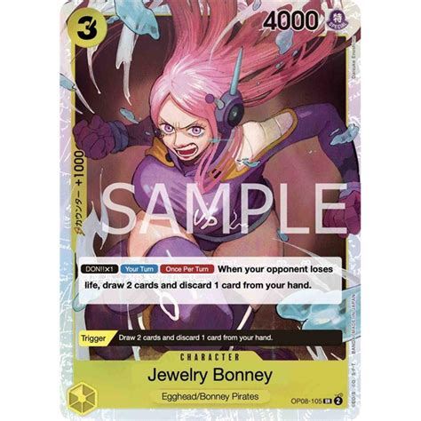 Jewelry Bonney Super Rare Op8 Two Legends Carta One Piece En México