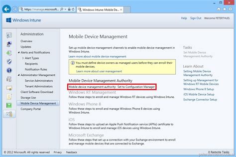 setting up the windows intune connector with configmgr 2012 all about