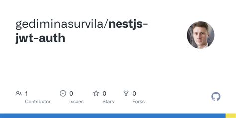 GitHub Gediminasurvila Nestjs Jwt Auth